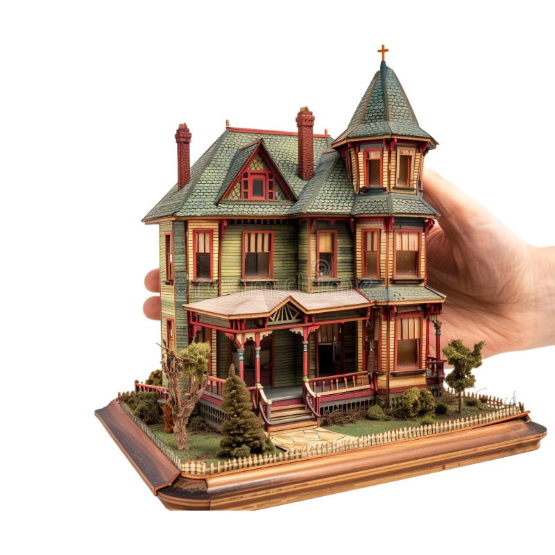 Real Estate House in Hand on Transparent Background - Ai Generated ...