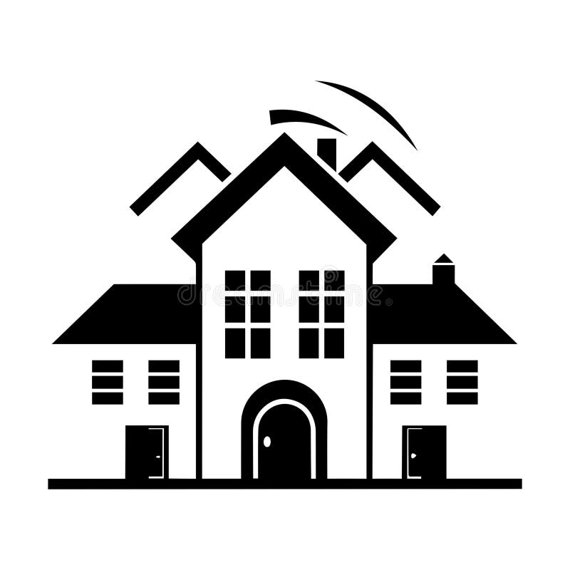 Real Estate House Icon. Vector Illustration EPS10 Stock Vector ...