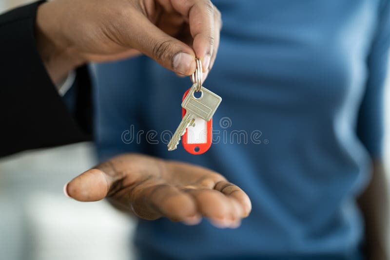 Real Estate House Key Handover Stock Photo - Image of brazil, closeup ...