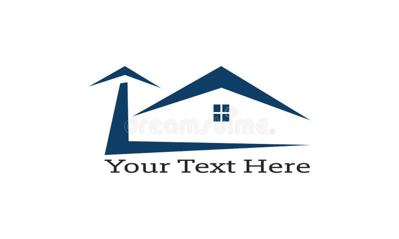 Real Estate, House with Windows and Doors Logo Vector Symbol Design ...