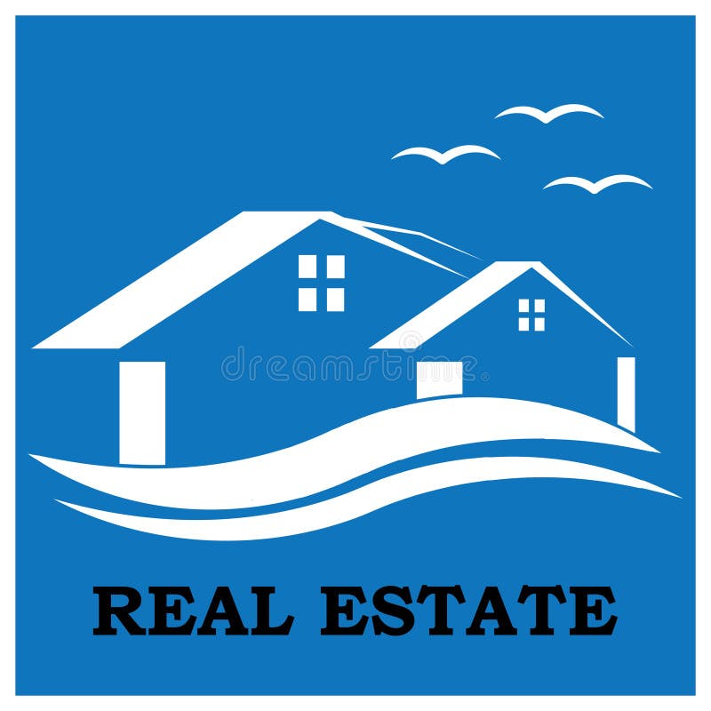 Real Estate Icon Vector Design Stock Vector - Illustration of square ...