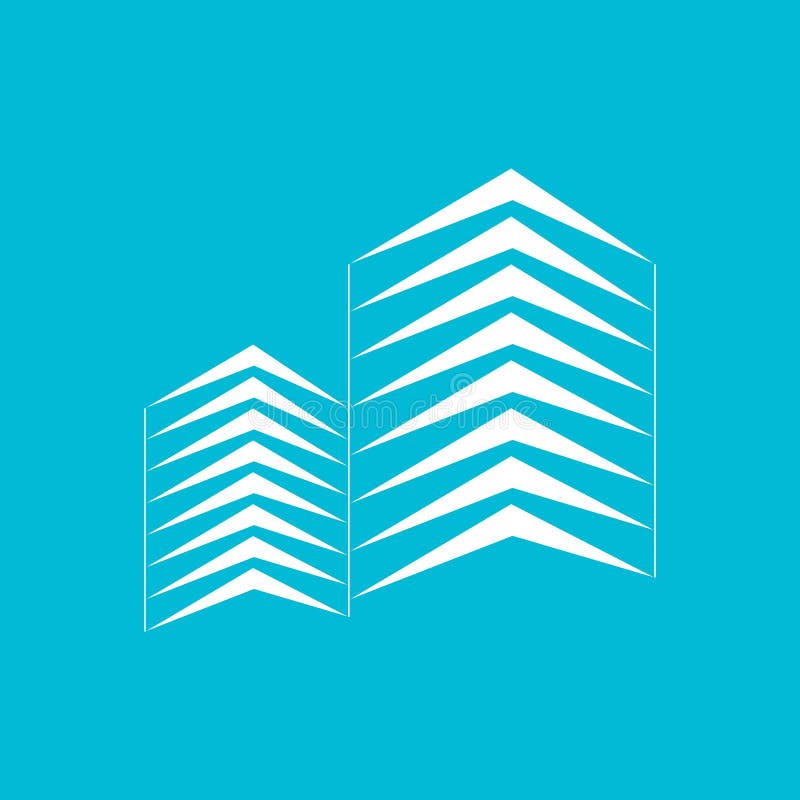 Real estate icon stock vector. Illustration of office - 232578481