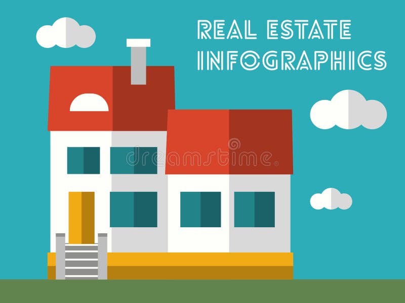 Real Estate Infographic Element Stock Vector - Illustration of ...