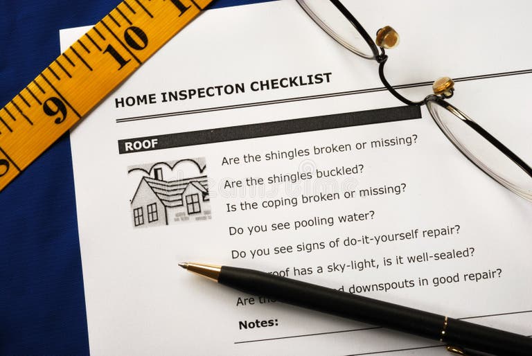 Real Estate Inspection Report Stock Photo - Image of house, inspector ...