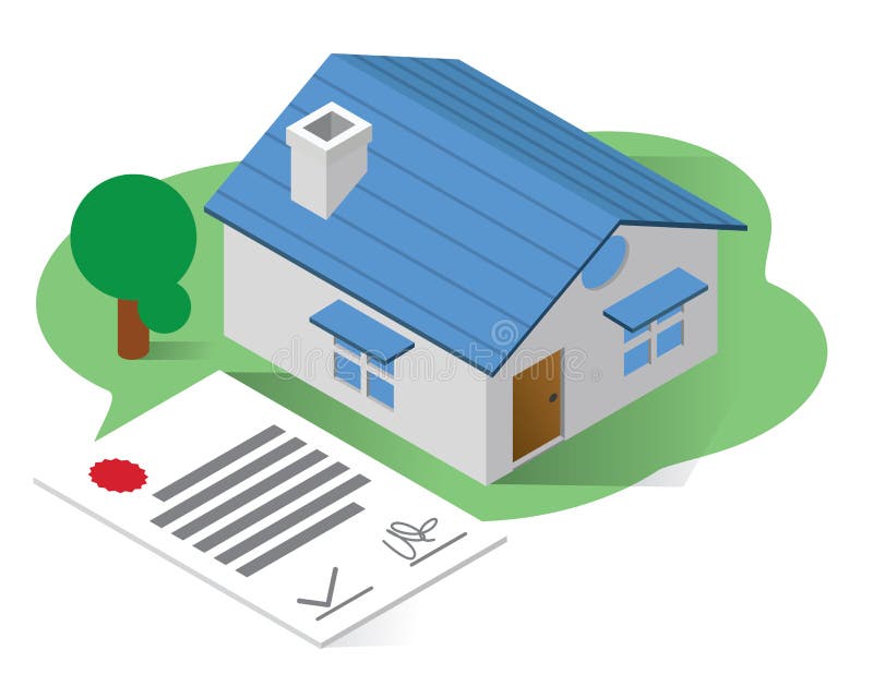 Real Estate Isometric Icons Concept,real Estate Illustration Vector ...