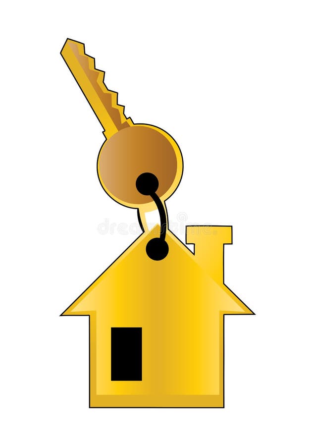 Real estate key - vector stock vector. Illustration of investment - 6700135