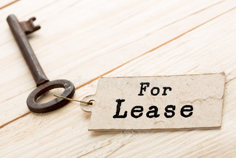 Real Estate Lease Concept - Old Key with Tag Stock Photo - Image of ...