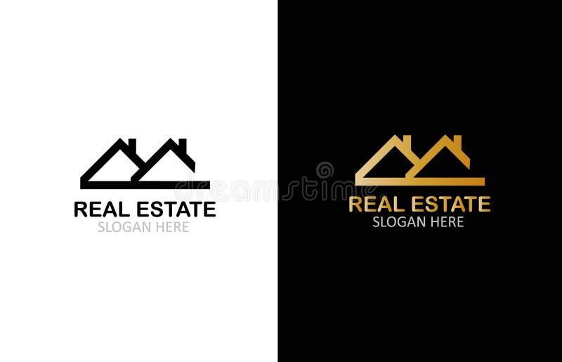 Real Estate Logo Design.Vector Illustrator Eps.10 Stock Vector ...