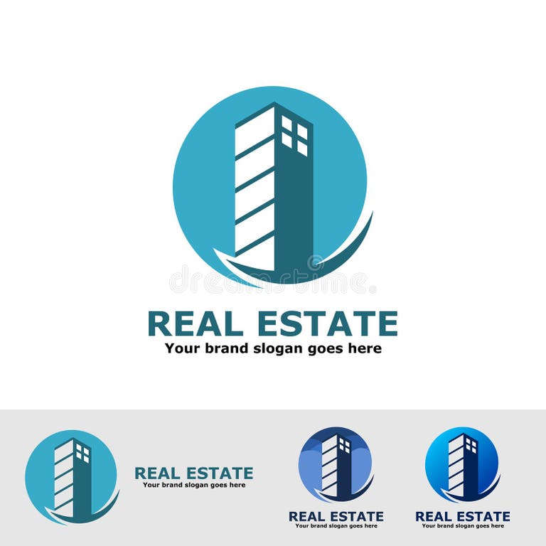Real estate logo stock vector. Illustration of highlight - 134964539