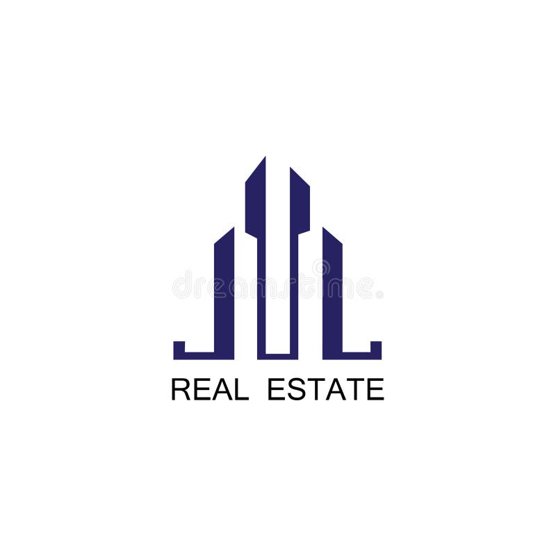 Real Estate Logo Template Building Illustration Vector Abstract Stock ...