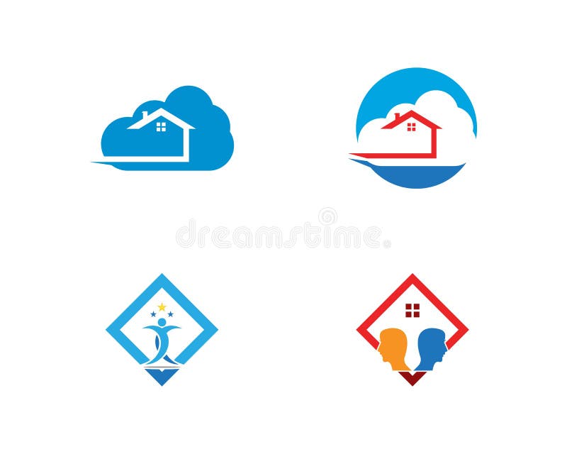 Real Estate Logo Vector Template Stock Vector - Illustration of real ...