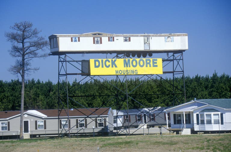 Real estate office trailer editorial image. Image of communications ...