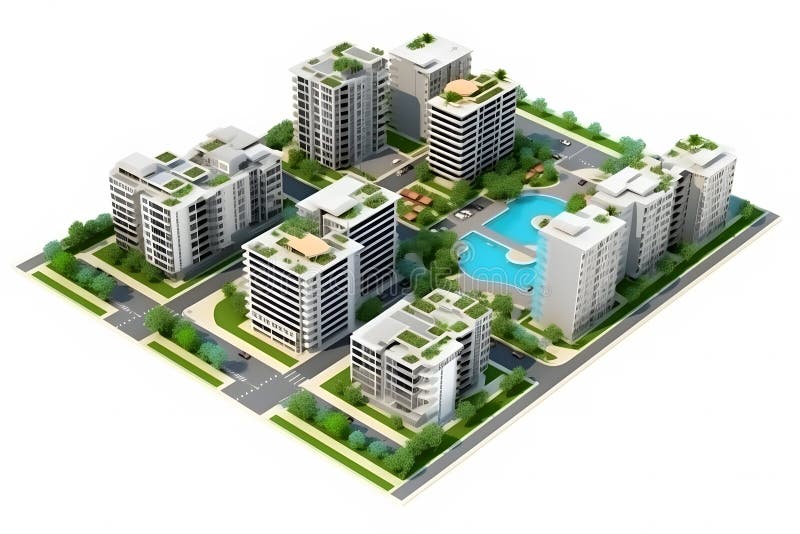 Real Estate Planning Visualization In Digital Proection Neural Network