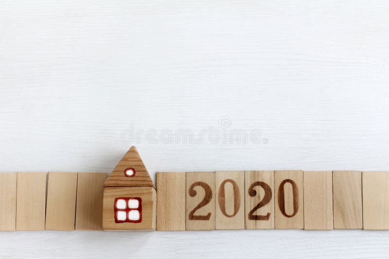Real Estate with a Plot of 2020 Stock Image - Image of real, date ...