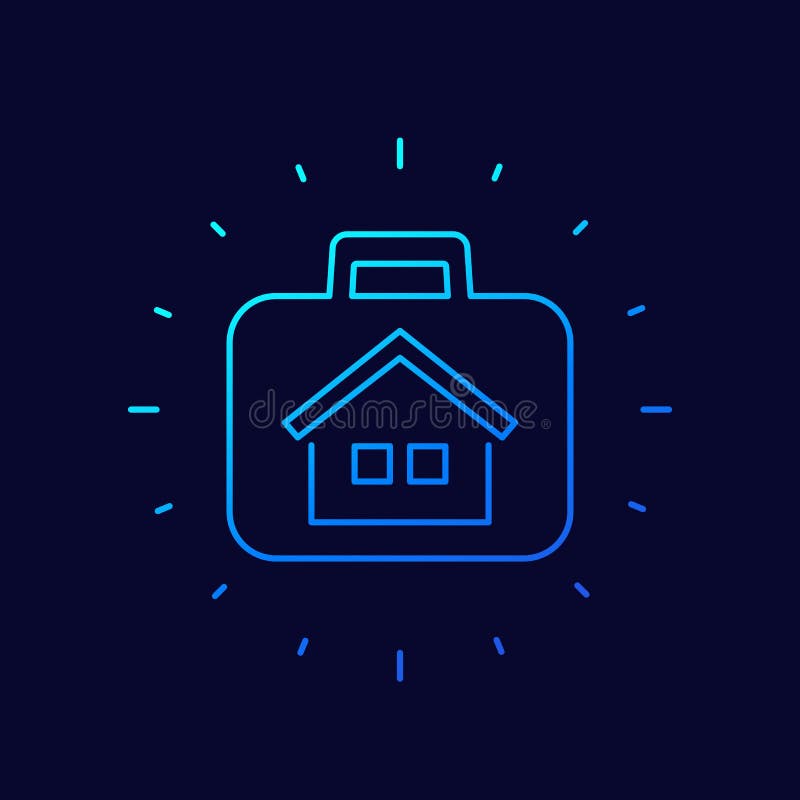 Portfolio vector icon stock vector. Illustration of logo - 116972861