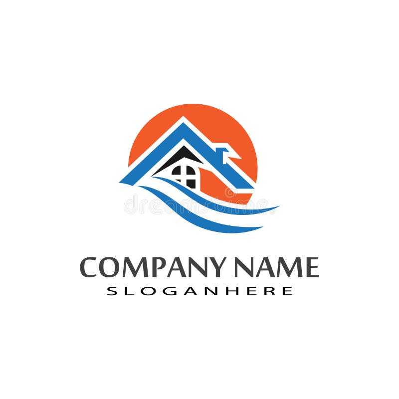 Real Estate , Property and Construction Logo Design Stock Vector ...