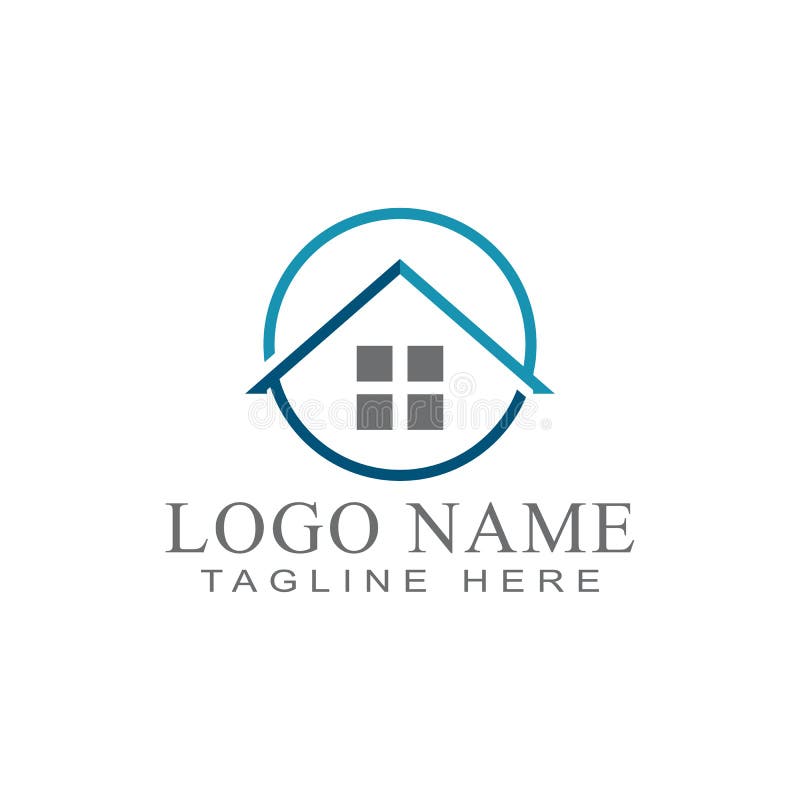 Real Estate , Property and Construction Logo Design Stock Vector ...