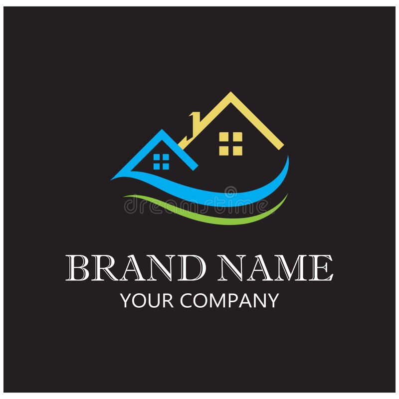 Real Estate , Property and Construction Logo Design Stock Vector ...