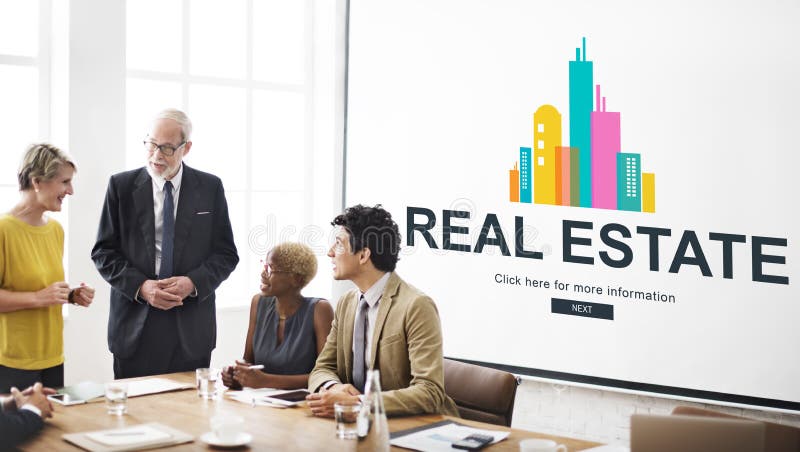 Real Estate Property Working Concept Stock Image - Image of home ...