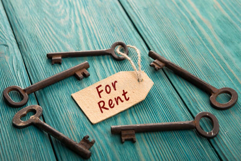 Real estate rent concept stock image. Image of wood, unlock - 74281703