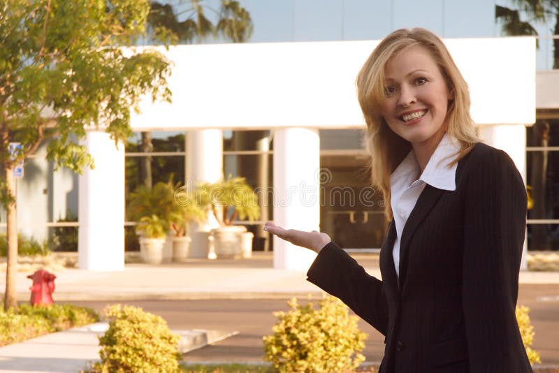 Real Estate sales broker stock image. Image of woman - 19337199