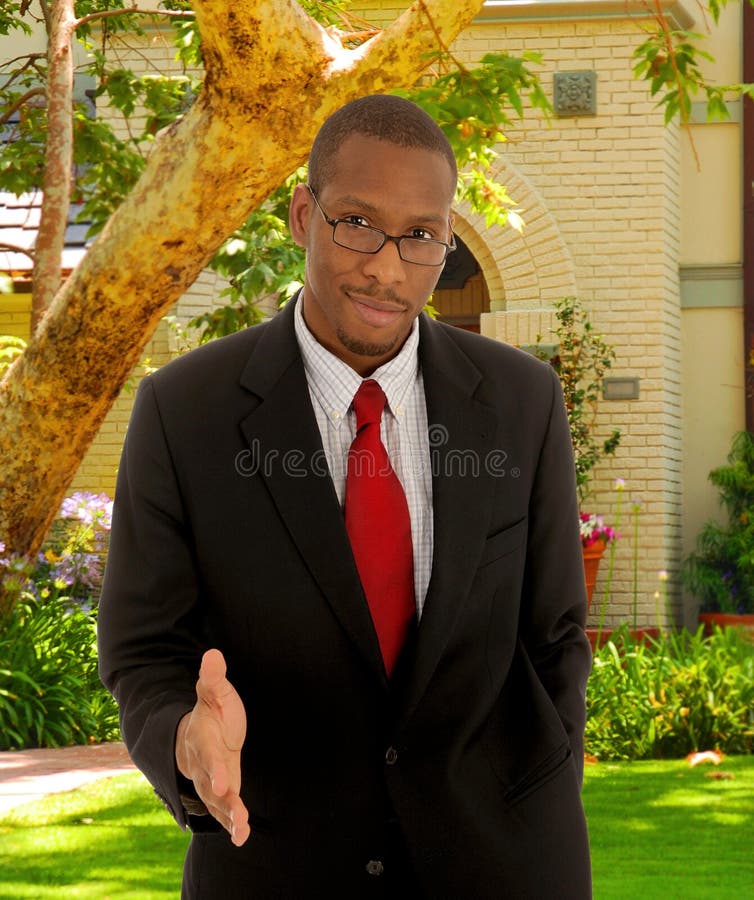 Salesman with a big Smile stock image. Image of smile - 1689701