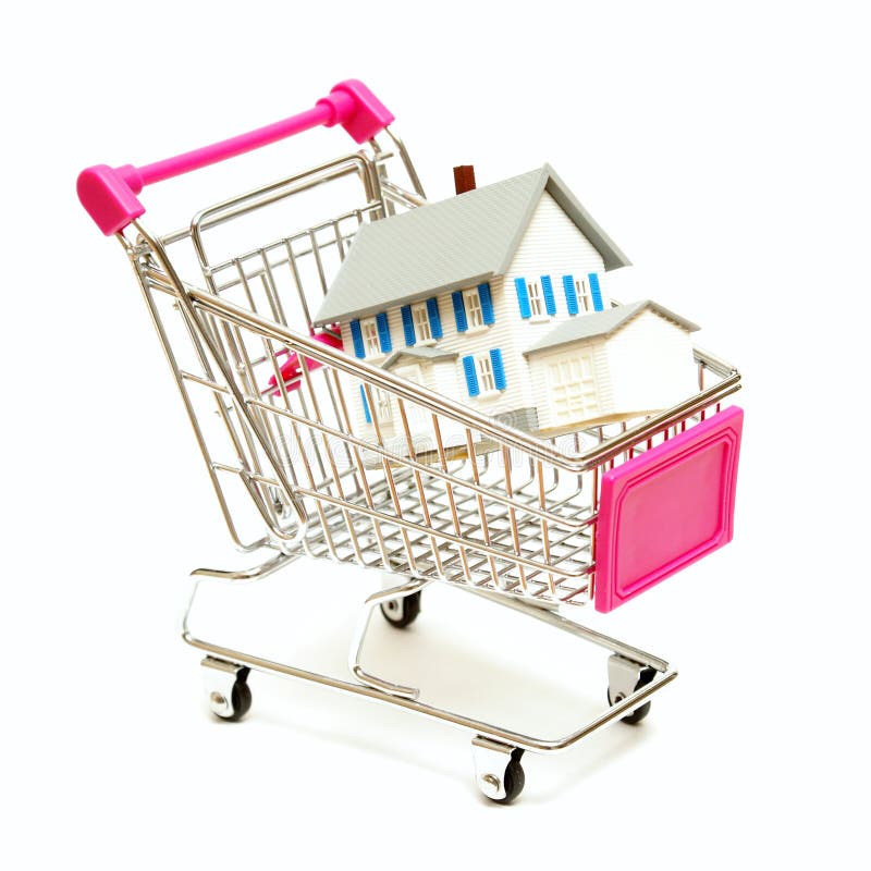 Real Estate Shopping stock photo. Image of cart, ownership - 25996508