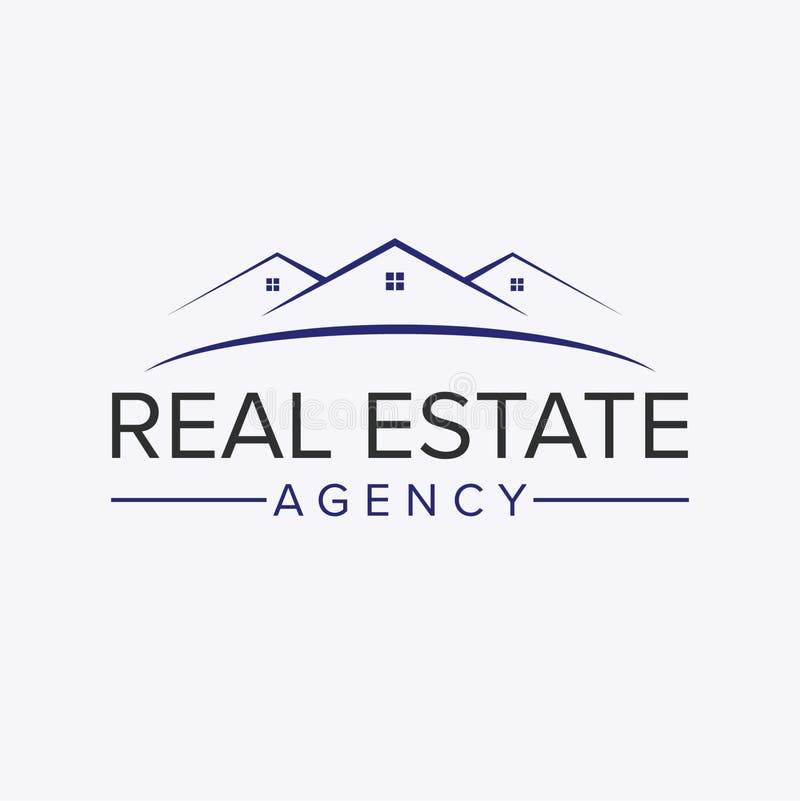 Real Estate Vector Logo Design. Houses Logotype Stock Vector ...