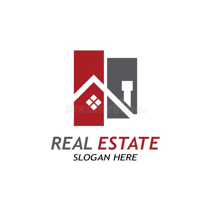 Real estate vector logo stock vector. Illustration of branding - 254450670