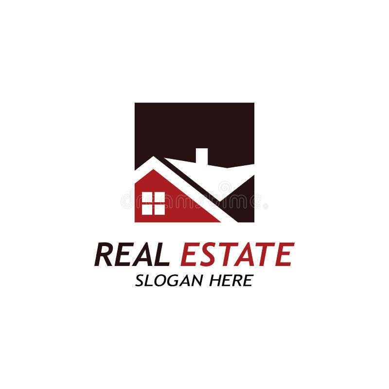 Real estate vector logo stock vector. Illustration of logo - 254450692