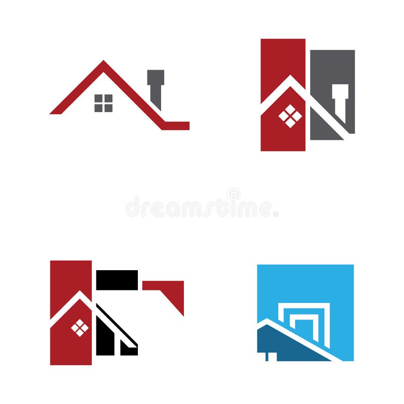 Real estate vector logo stock vector. Illustration of abstract - 254450694
