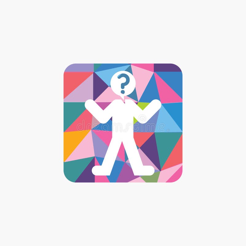 Colored Man Icon. Man Icon Vector. Colors Logo Stock Vector ...