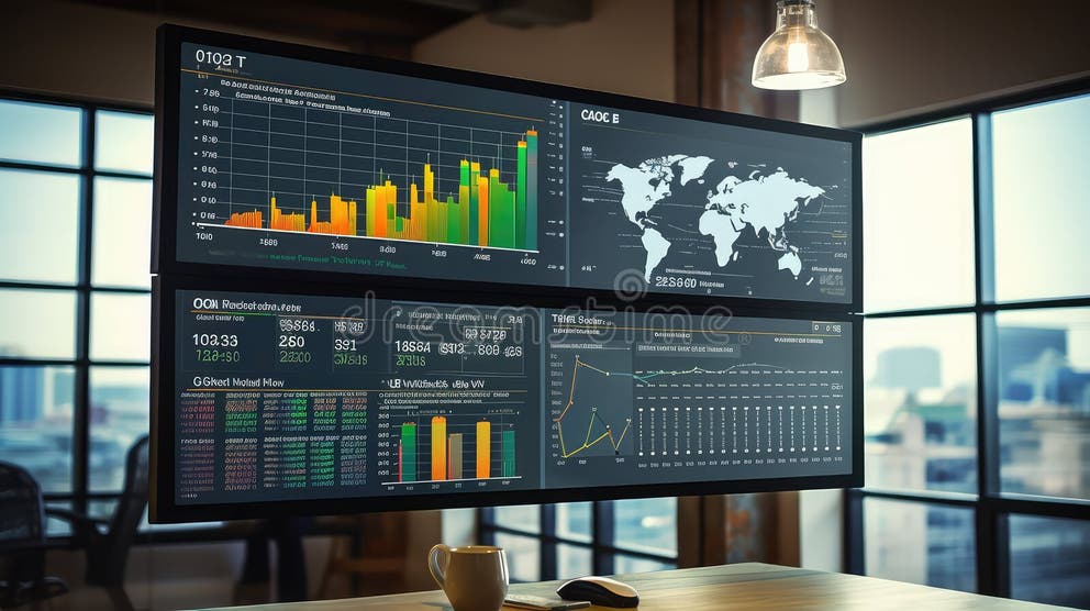 Real excel data stock illustration. Illustration of progress - 368643693