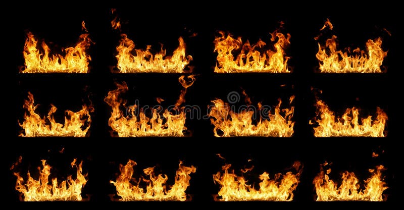 Real fire lines stock photo. Image of black, campfire - 104220390