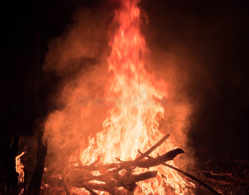 Real hot fire stock image. Image of energy, element - 255450291