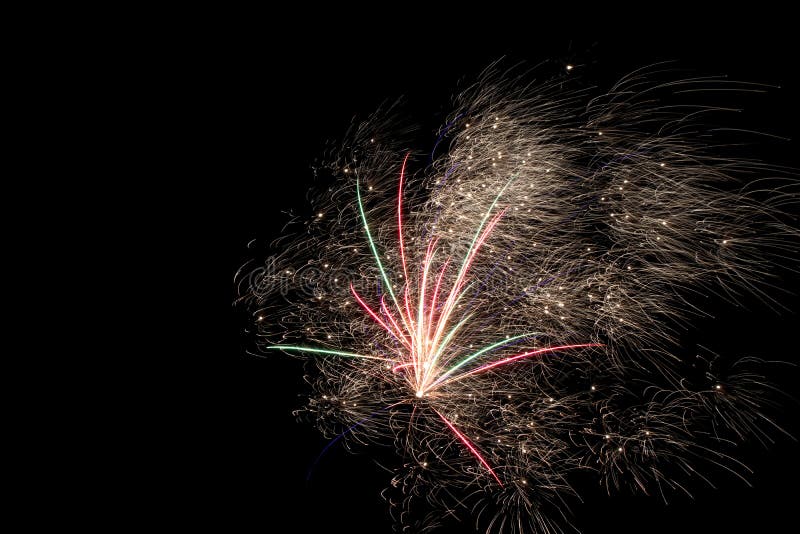 Abstract Colorful Fireworks Background Stock Photo - Image of unusual ...