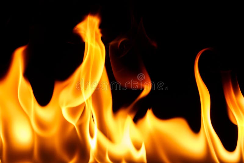 Real flame - fire. stock image. Image of fiery, inferno - 115865381