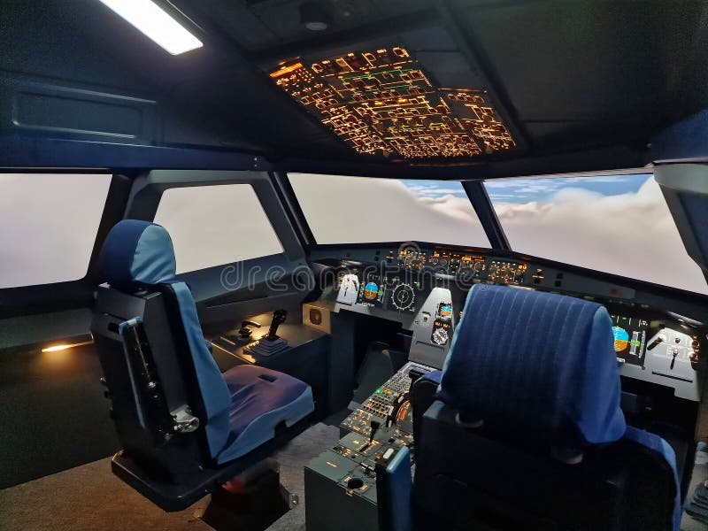 Real Flight Hydraulic Simulator for the Training of the Pilots Stock ...