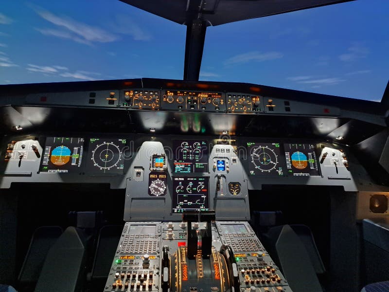 Real Flight Hydraulic Simulator for the Training of the Pilots Stock ...