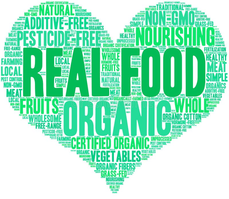 Real Food Word Cloud stock vector. Illustration of real - 146648473