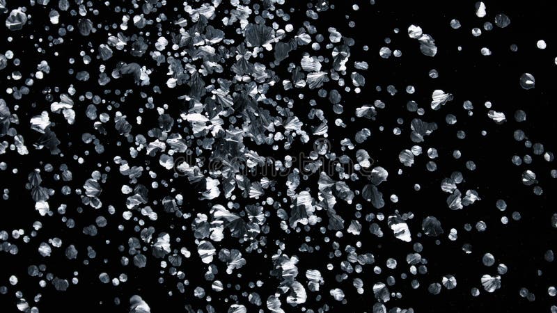 Real Frost on a Window Black Background. Stock Footage - Video of ...