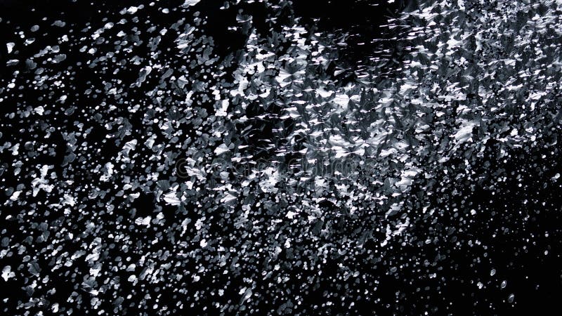 Real Frost on a Window Black Background. Stock Video - Video of ...