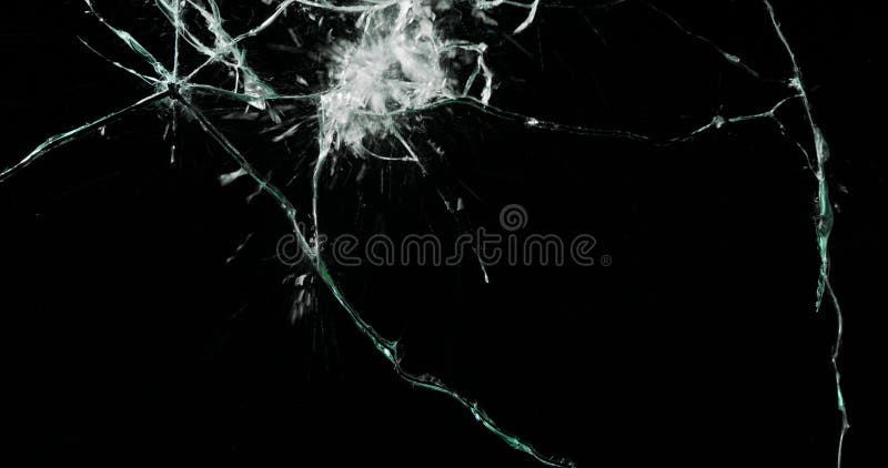 Real Frost on a Window Black Background. Stock Photo - Image of arctic ...