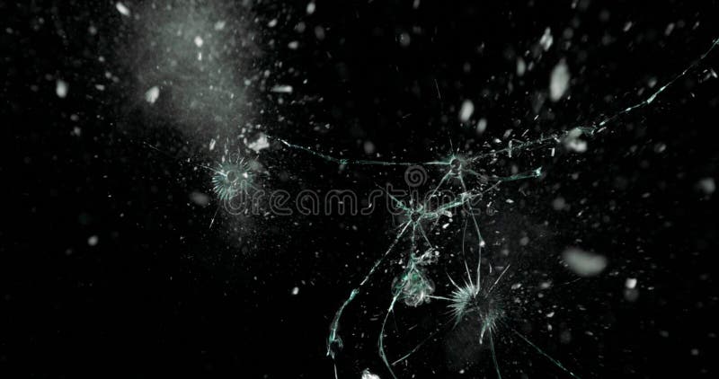Real Frost on a Window Black Background. Stock Illustration ...