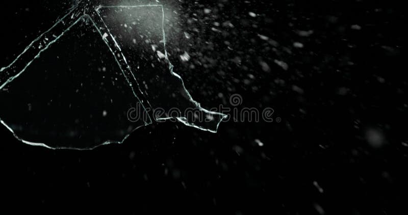 Real Frost on a Window Black Background. Stock Image - Image of blue ...