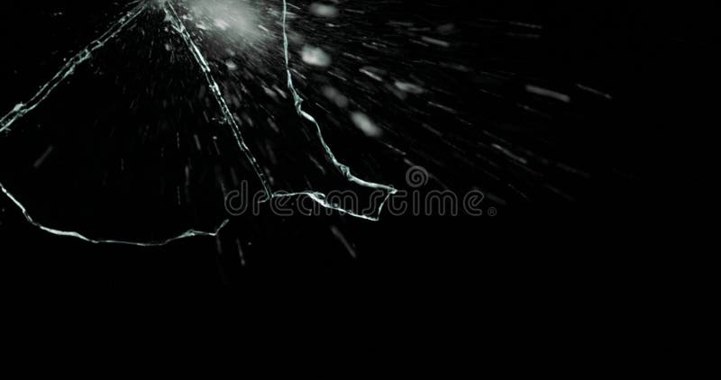 Real Frost on a Window Black Background. Stock Photo - Image of frosted ...