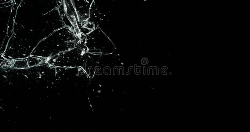 Real Frost on a Window Black Background. Stock Illustration ...