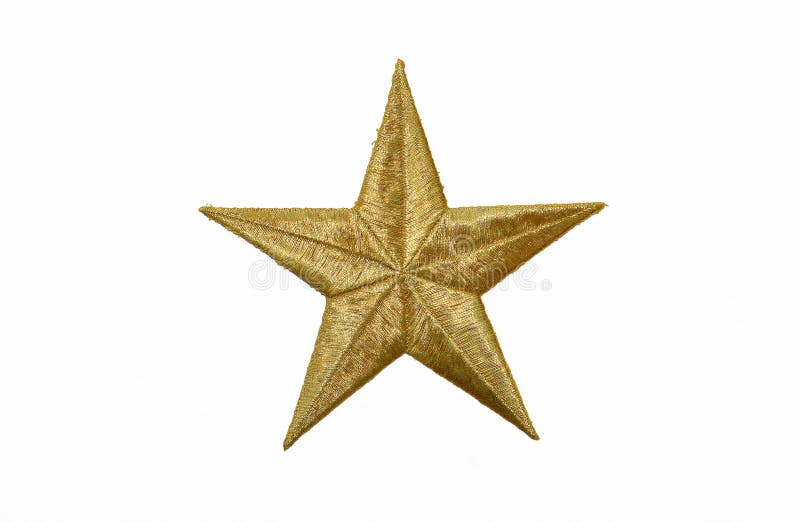 Real Gold Yellow Star Royalty Free Stock Image - Image: 22474876