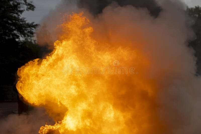 Real hot fire stock image. Image of energy, element - 255450291