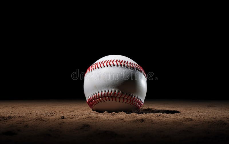 Real Image Baseball Base Set on White Stock Illustration - Illustration ...